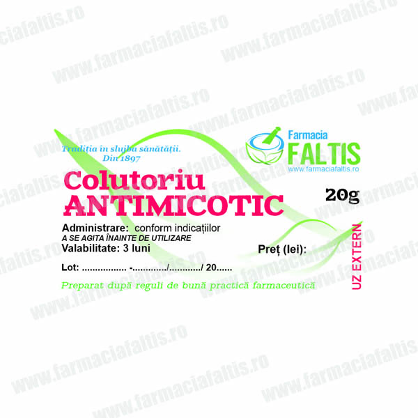 Colutoriu antimicotic | Farmacia FALTIS Brăila