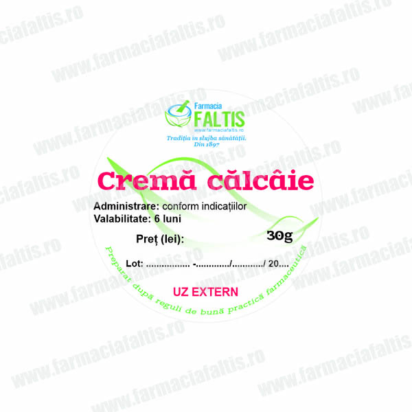 Cremă călcâie | Farmacia FALTIS Brăila