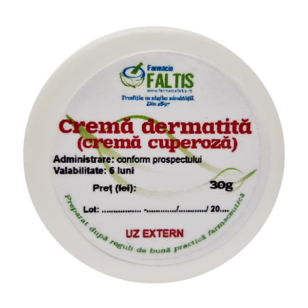 Cremă dermatită (cuperoză) | Farmacia FALTIS Brăila