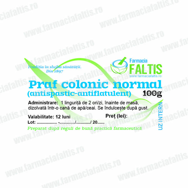Praf colonic normal | Farmacia FALTIS Brăila