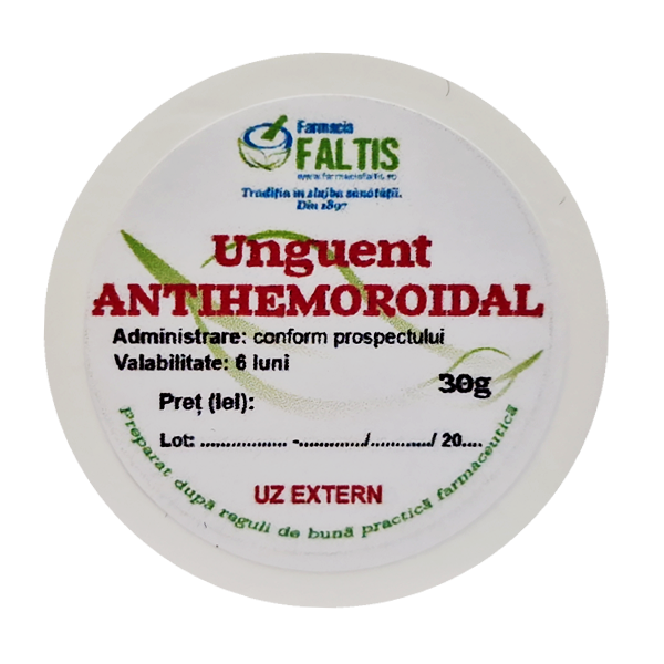 Unguent antihemoroidal | Farmacia FALTIS Brăila