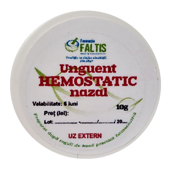 Unguent hemostatic nazal | Farmacia FALTIS Brăila